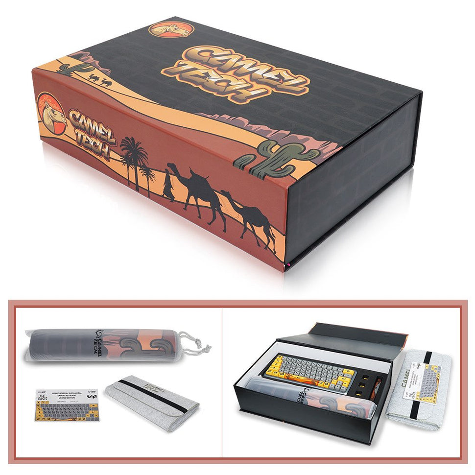 Arabic/English Keyboard | CNC-Aluminum Keyboard | Camel Tech UAE