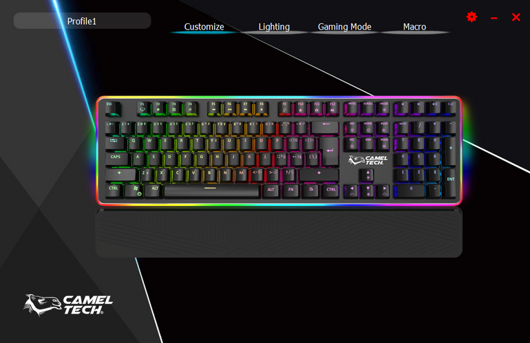 RGB Sahara Keyboard | Sahara Lighting Keyboard | Camel Tech UAE